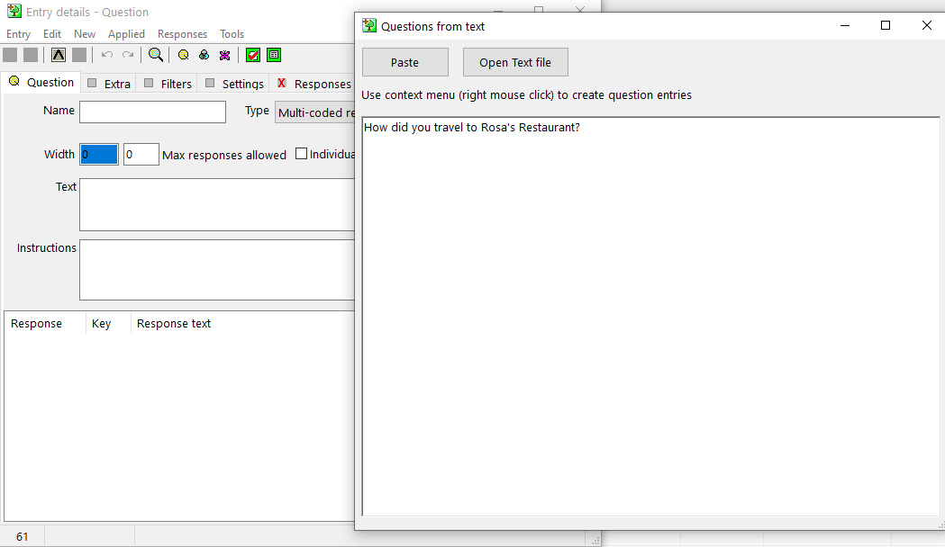 Companion Insert menu - Companion